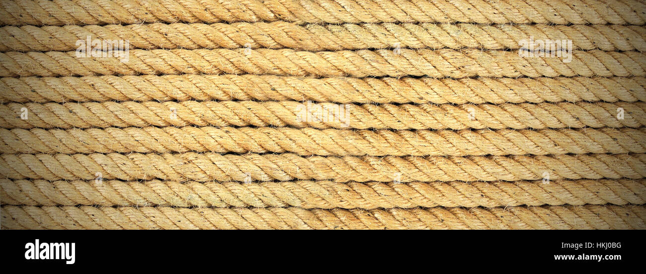 Texture of rope banner background Stock Photo - Alamy