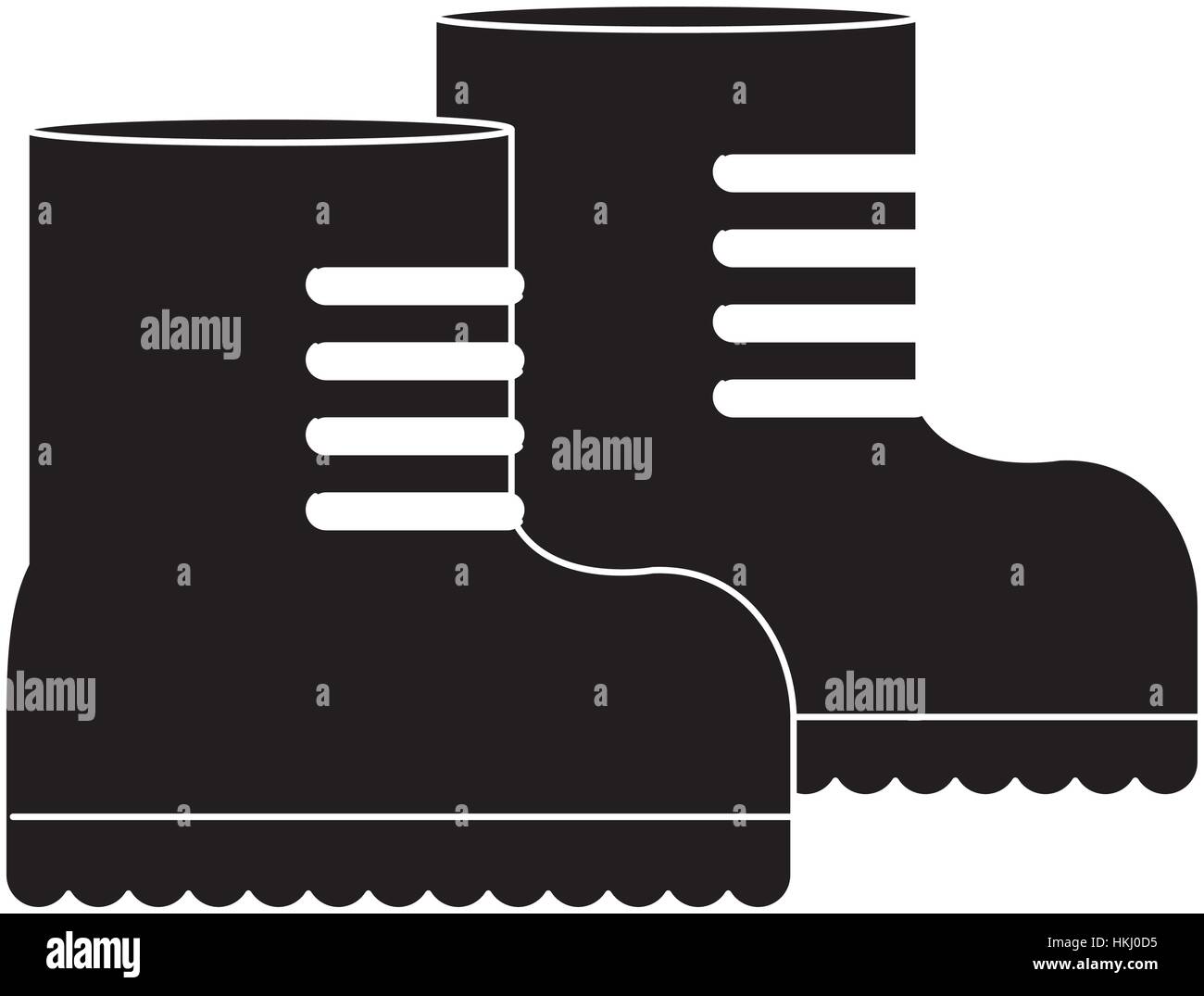 American army boots Stock Vector Images - Alamy