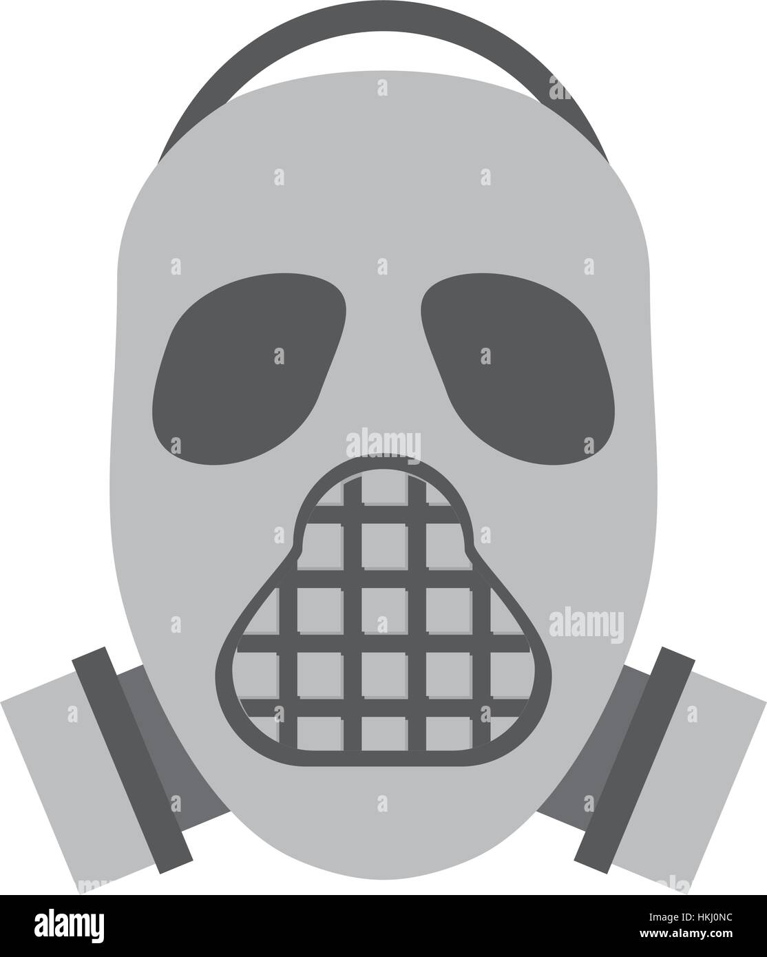 Mask contour of military protection icon image, vector illustration ...