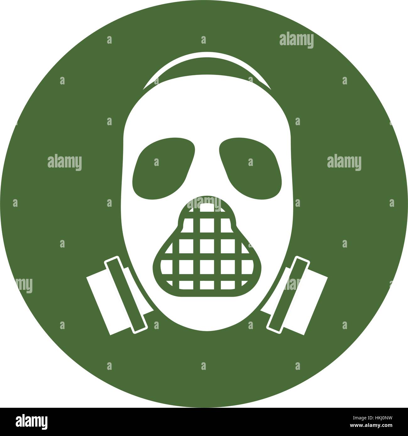 Mask badge of military protection icon image, vector illustration Stock ...