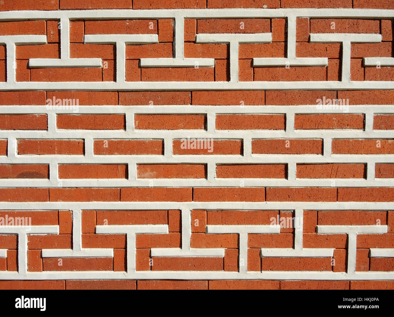 Ancient patterns and symbols on a wall at Gyeongbokgung Palace in Seoul ...