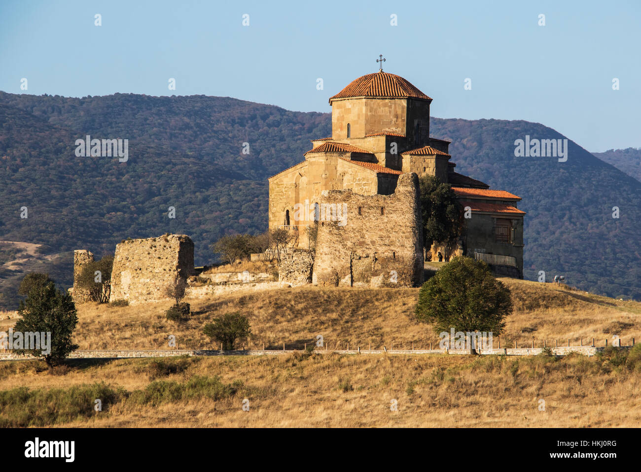 Jvari Monastery; Mtskheta, Mtskheta-Mtianeti, Georgia Stock Photo - Alamy