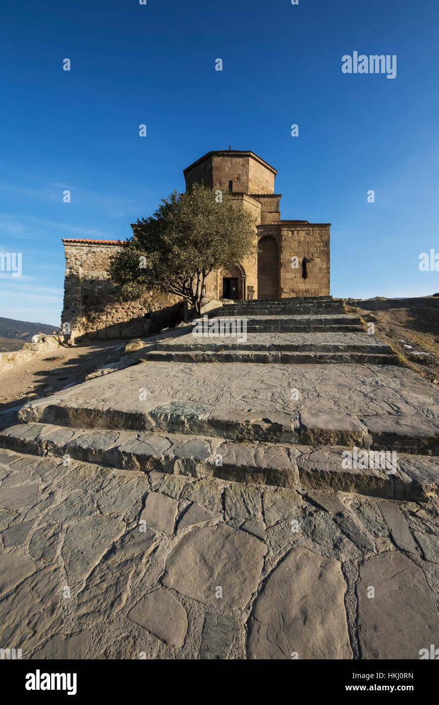 Jvari Monastery; Mtskheta, Mtskheta-Mtianeti, Georgia Stock Photo - Alamy