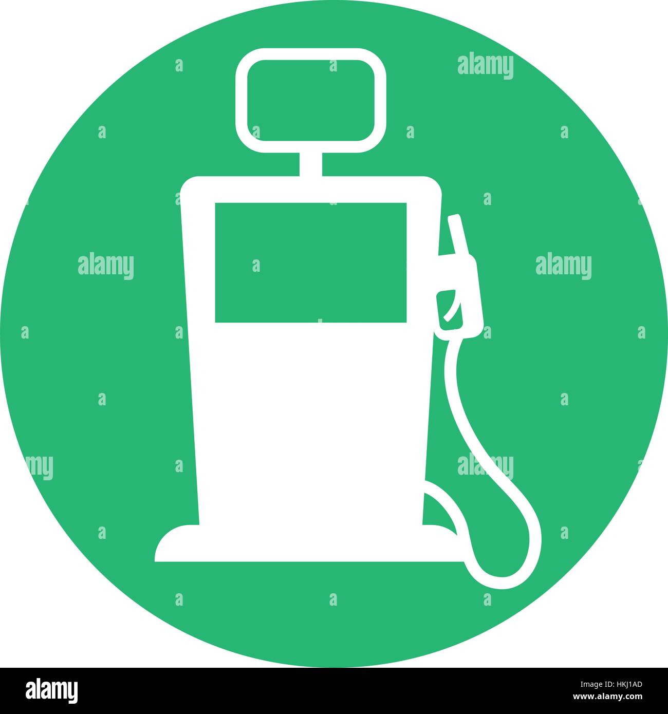 Signal gas pump near icon image, vector illustration Stock Vector Image ...