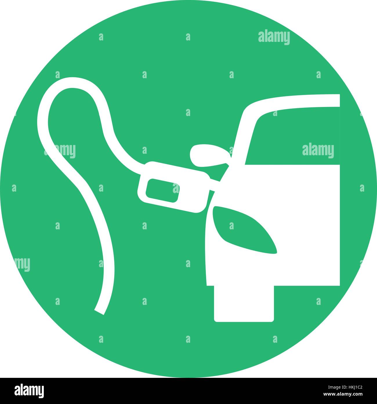 Signal refuelling gas in a car design, vector illustration image Stock ...