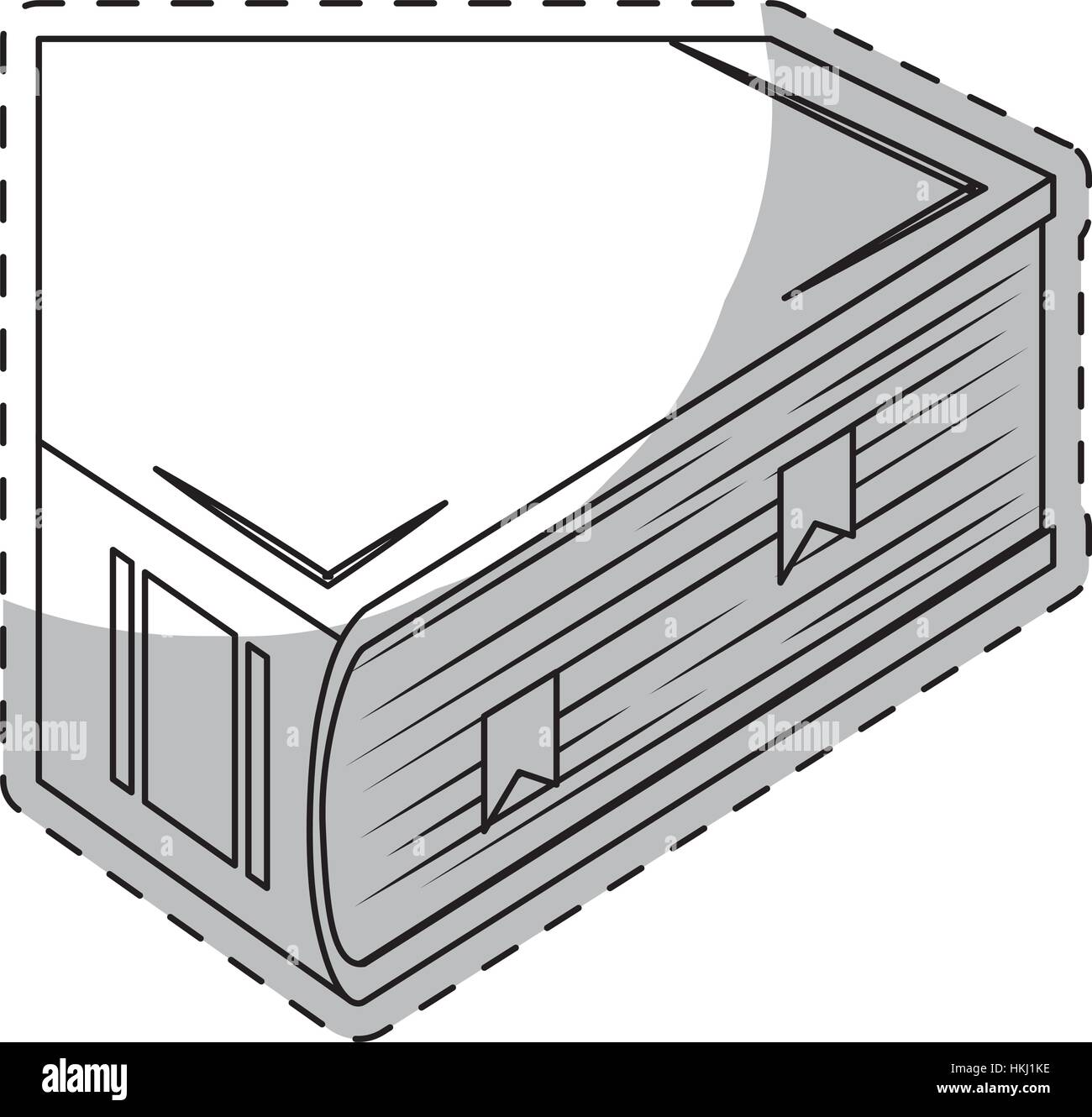 White encyclopedia icon image, vector illustration design Stock Vector ...