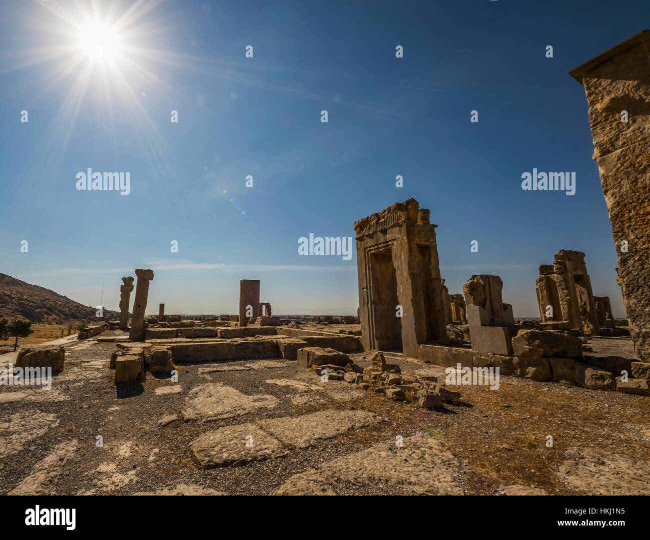 Palace of Xerxes (Hadish), Persepolis; Fars Province, Iran Stock Photo ...