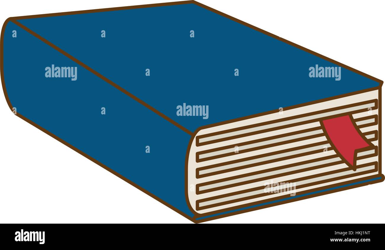 Blue thick book icon design, vector illustration image Stock Vector ...