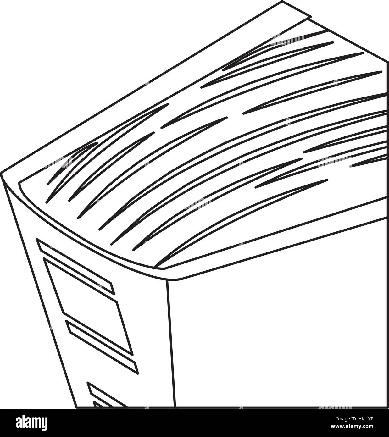 Figure large encyclopedia icon image, vector illustration design Stock ...