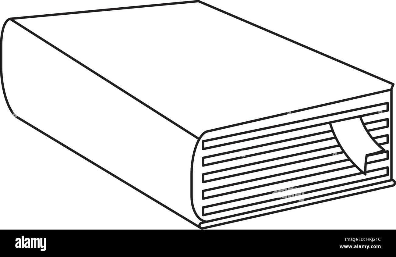 Figure thick book icon design, vector illustration image Stock Vector ...