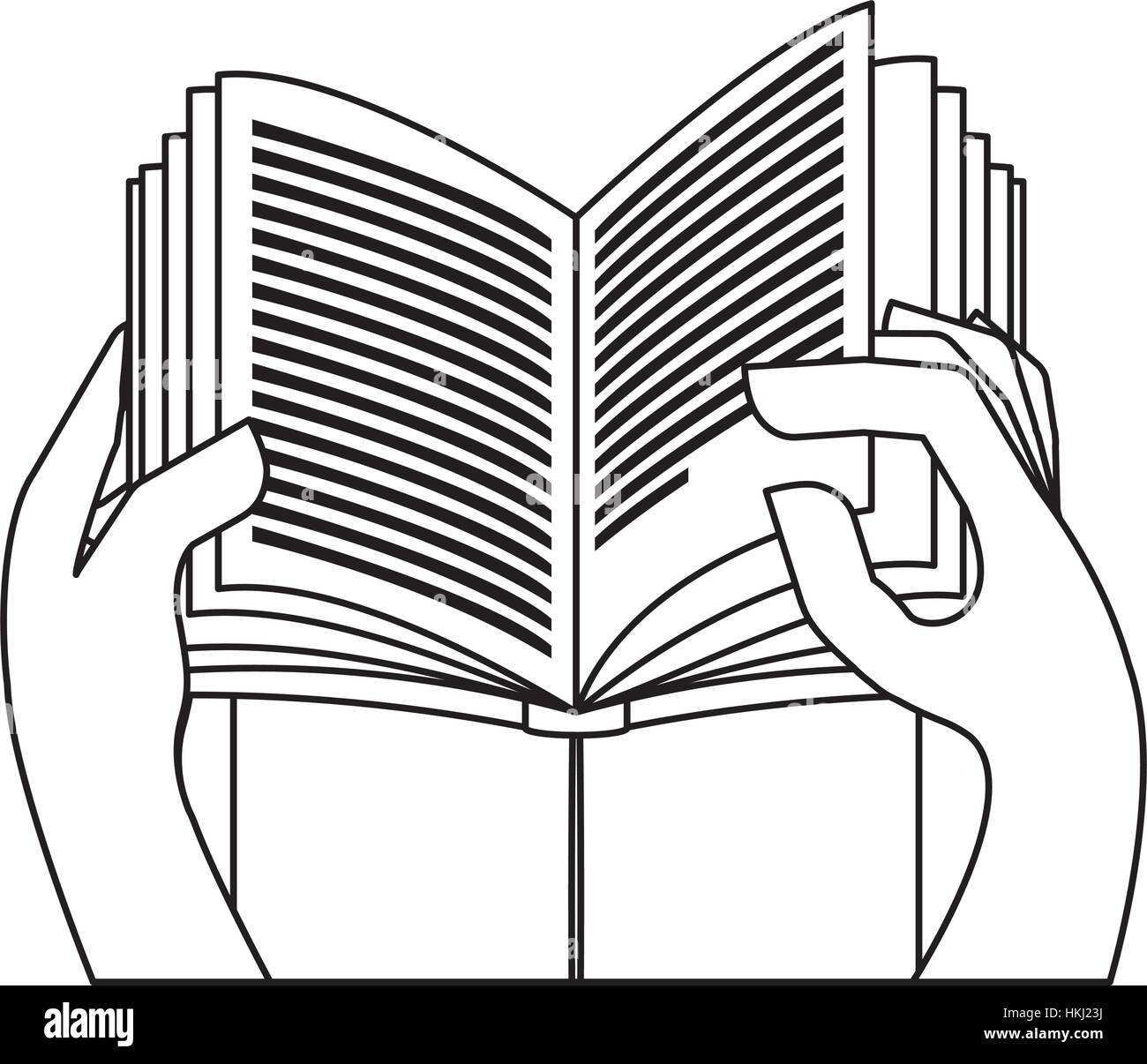 Figure person reed the book icon, vector illustration Stock Vector ...