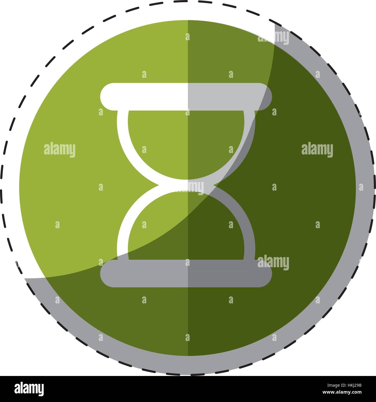 Green symbol loading button icon image, vector illustration Stock ...