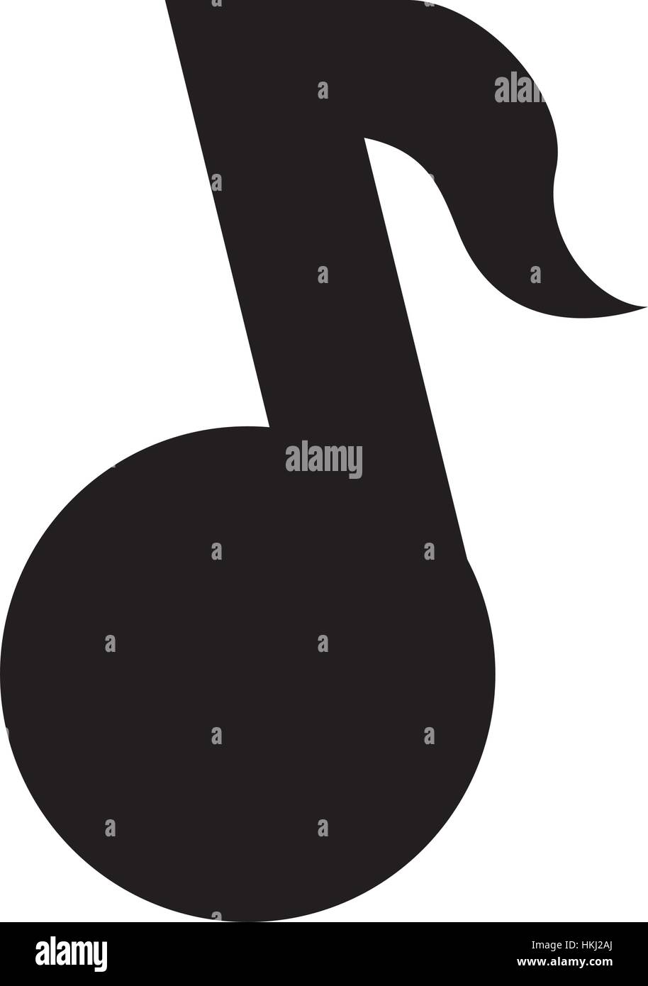 Black music symbol icon design, vector illustration image Stock Vector ...
