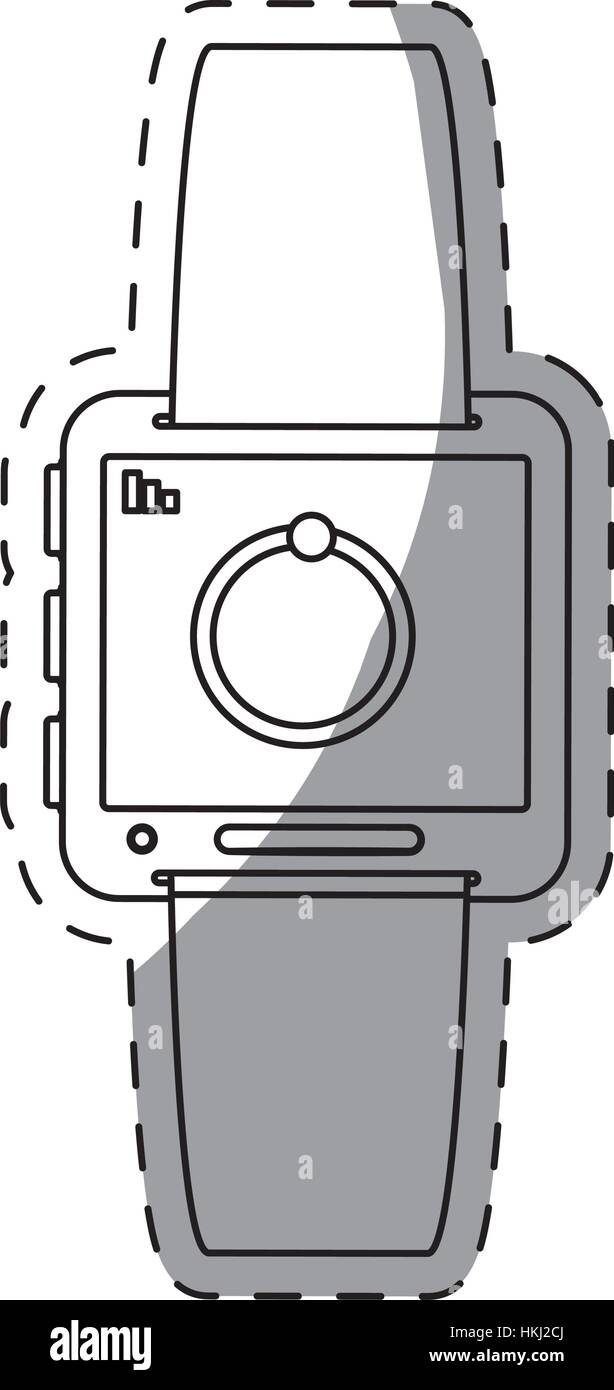 White smartmatch loading icon image, vector illustration Stock Vector ...