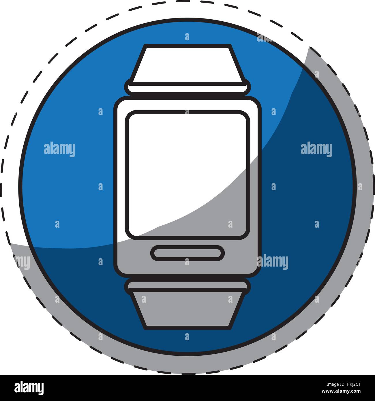Blue smartwatch icon image design, vector illustration Stock Vector ...