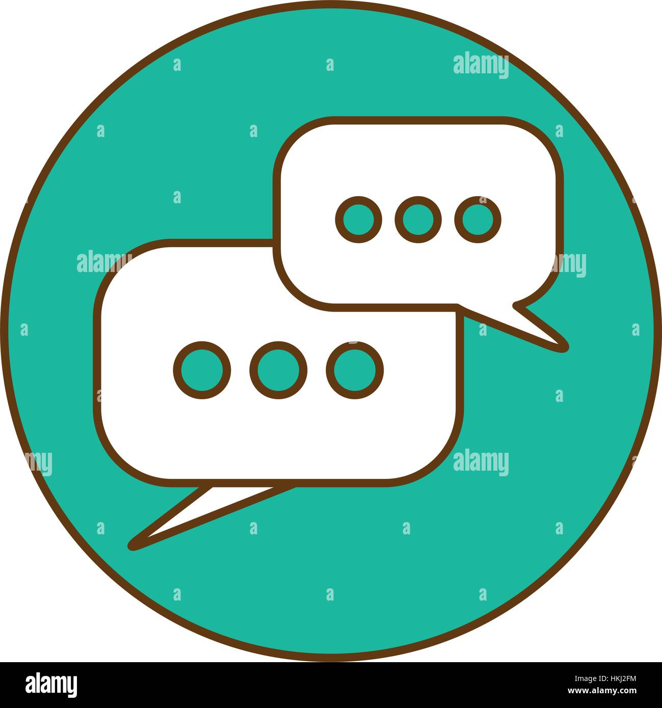 Blue symbol bubbles button icon image ector illustration Stock Vector ...