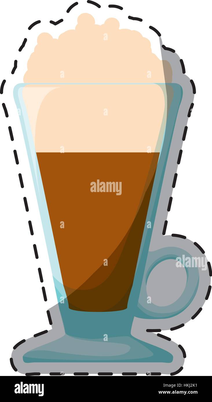 Color frappe glass icon design, vector illustration Stock Vector Image ...