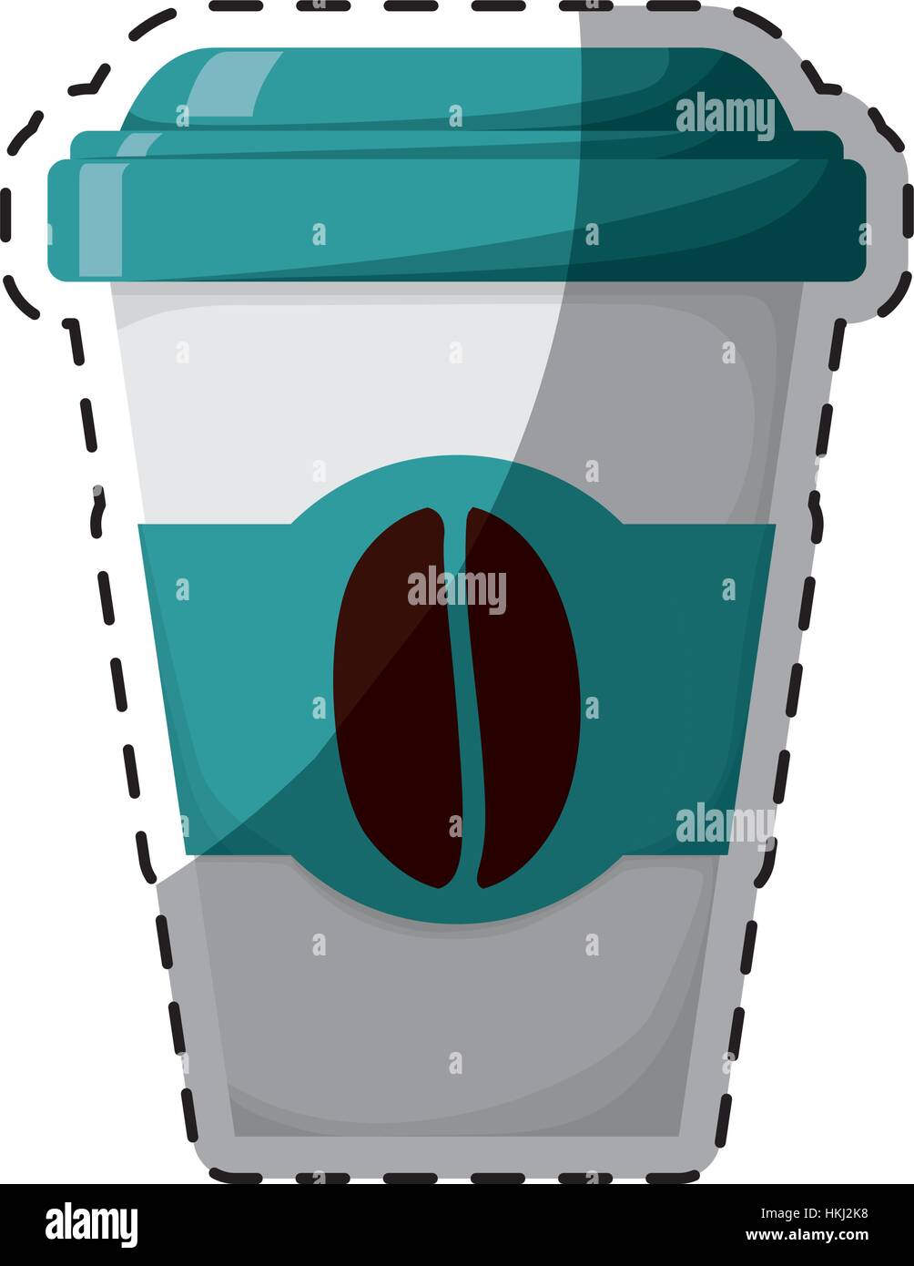Blue color espresso coffee image design, vector illustration Stock ...