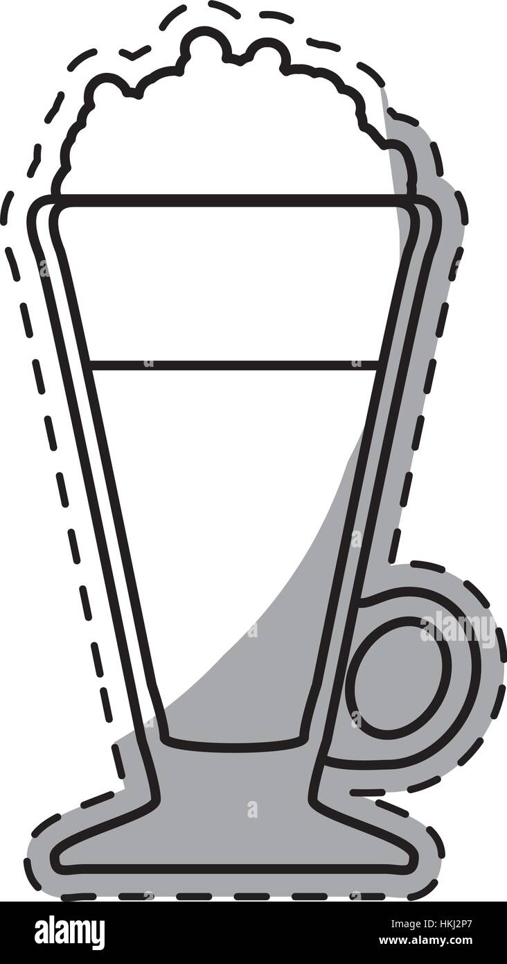 Figure frappe glass icon design, vector illustration Stock Vector Image ...