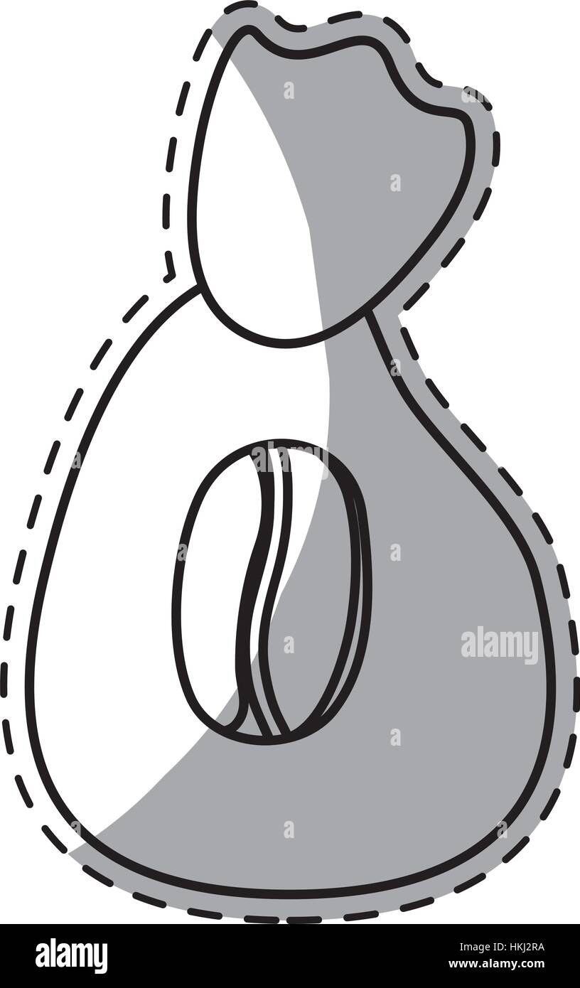Figure coffee sack icon image, vector illustration Stock Vector Image ...