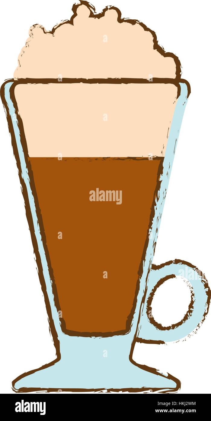 Brown frappe glass icon design, vector illustration Stock Vector Image ...