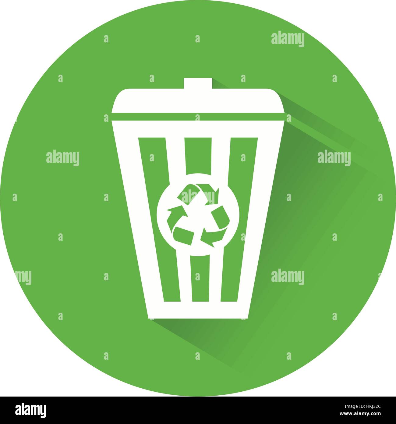 Green recycleng basket signal design, vector illustration Stock Vector ...