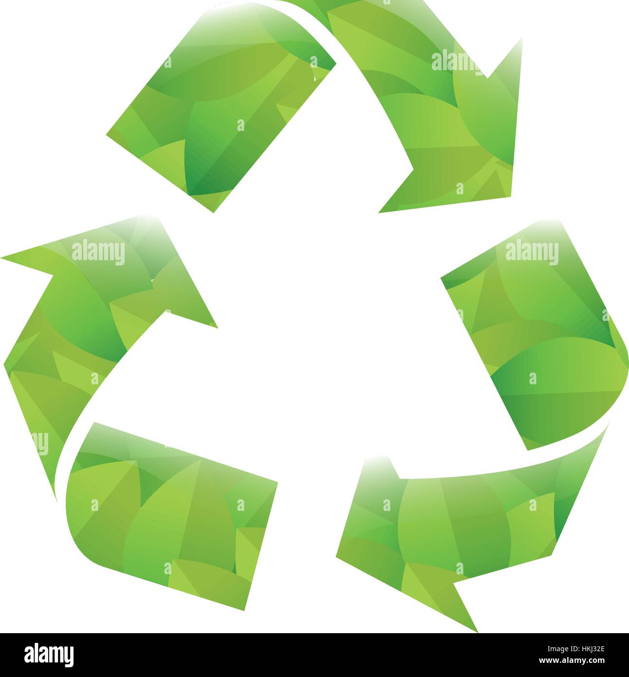 Green environmental care signal icon, vector illustration Stock Vector ...