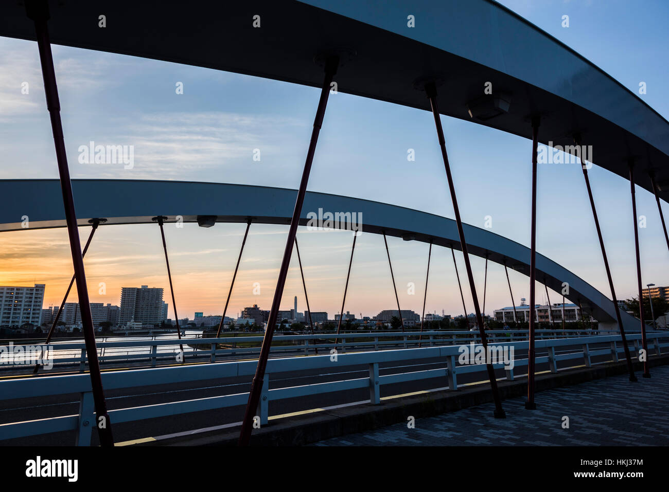Shintoyo Bridge, Sumida River, Tokyo, Japan Stock Photo - Alamy