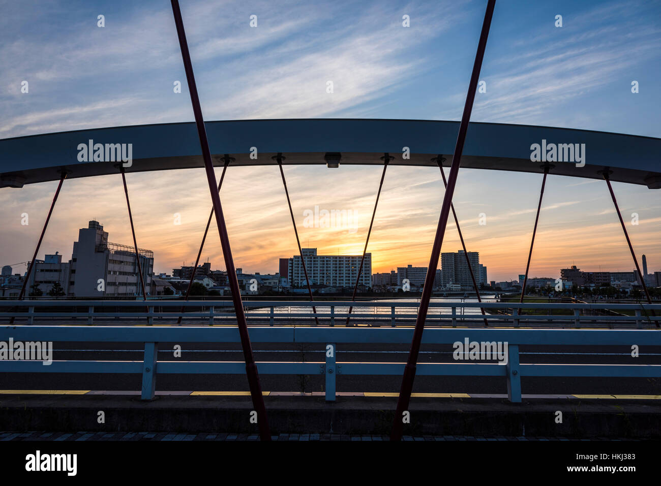 Shintoyo Bridge, Sumida River, Tokyo, Japan Stock Photo - Alamy