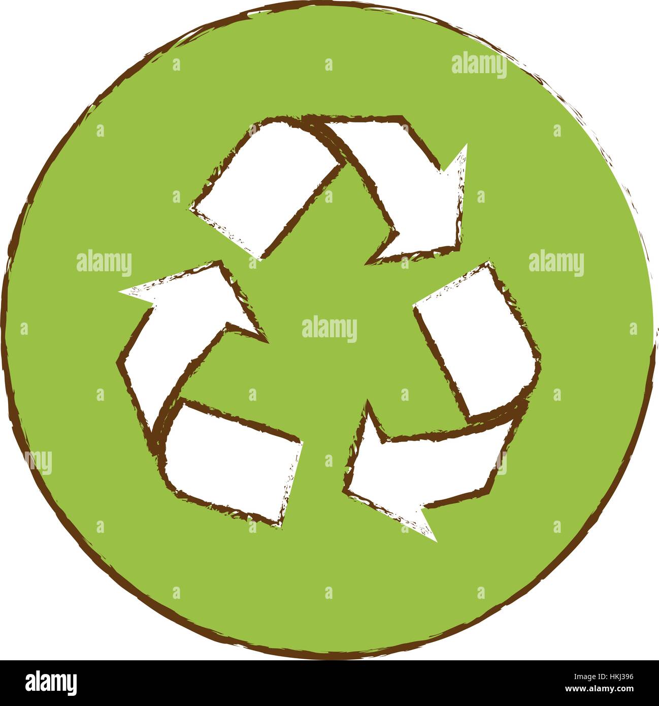 Color signal recycle environment care, vector illustration Stock Vector ...