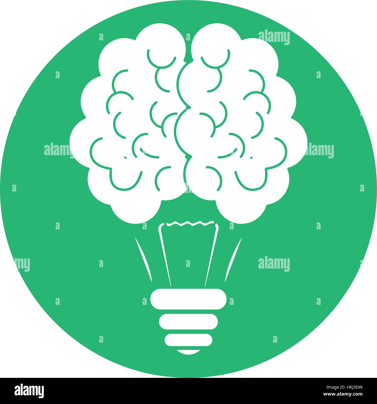 Figure brain bulb icon design, vector illustration image Stock Vector ...