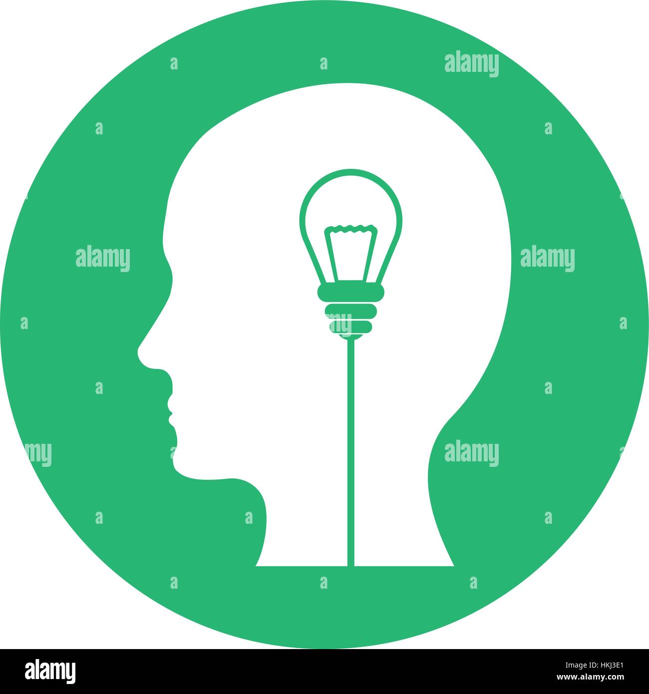Figure thoughts and ideas image design, vector illustration Stock ...