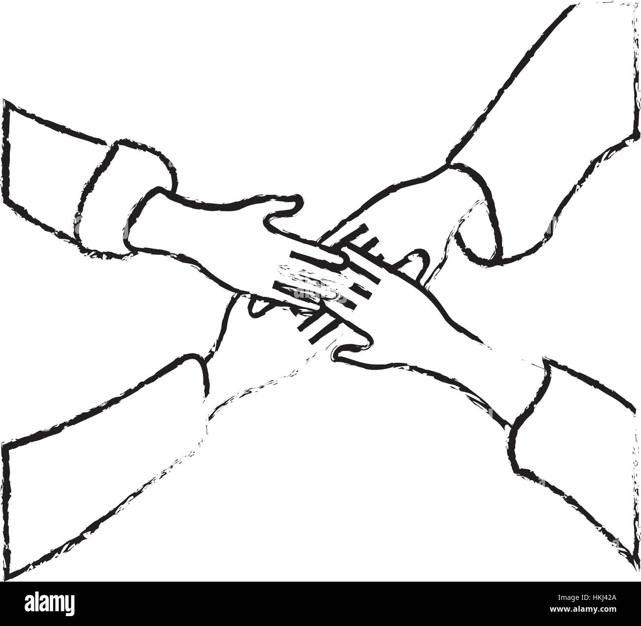 community hands icon image vector illustration design Stock Vector ...
