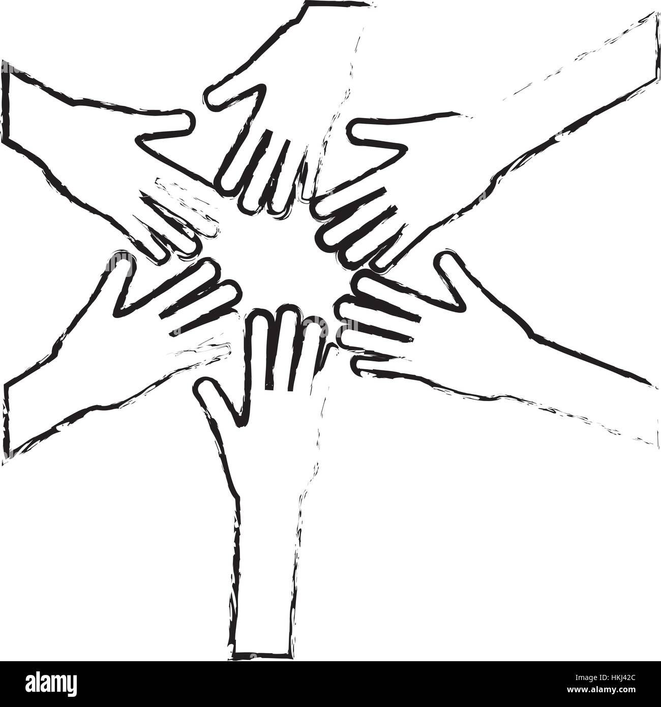 community hands icon image vector illustration design Stock Vector ...