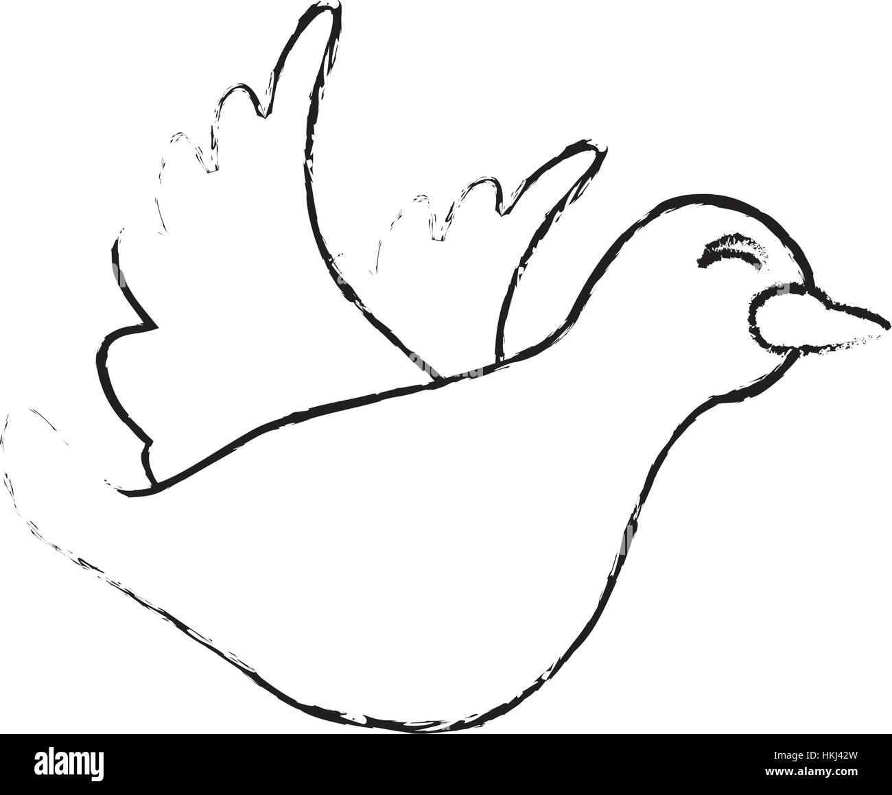 dove cartoon icon image vector illustration design Stock Vector Image ...