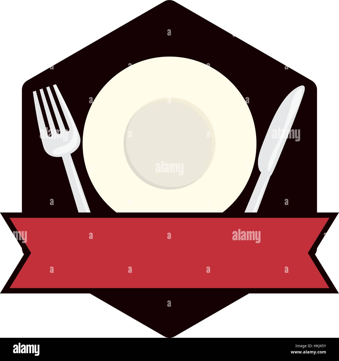 restaurant blank emblem image vector illustration design Stock Vector ...