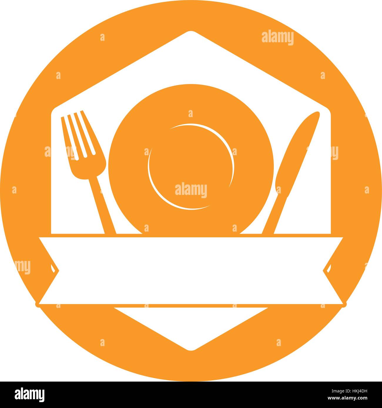 restaurant abstract emblem image vector illustration design Stock ...