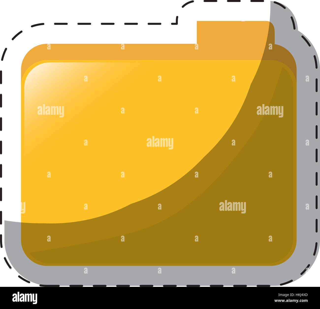 File folder icon image sticker hi-res stock photography and images - Alamy