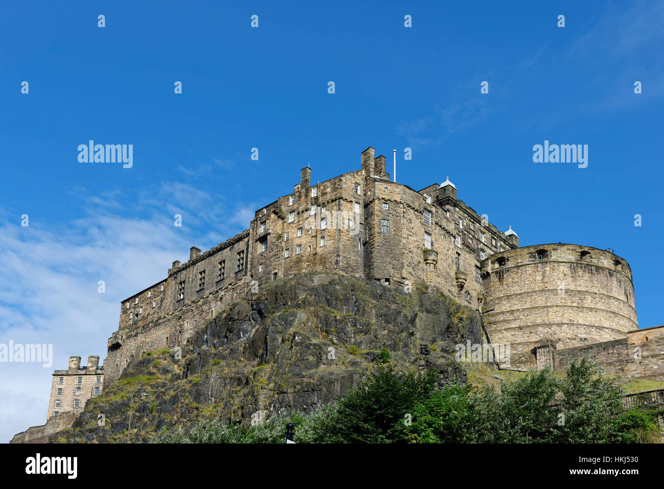 Edinburgh burg schottland grossbritannien hi-res stock photography and ...