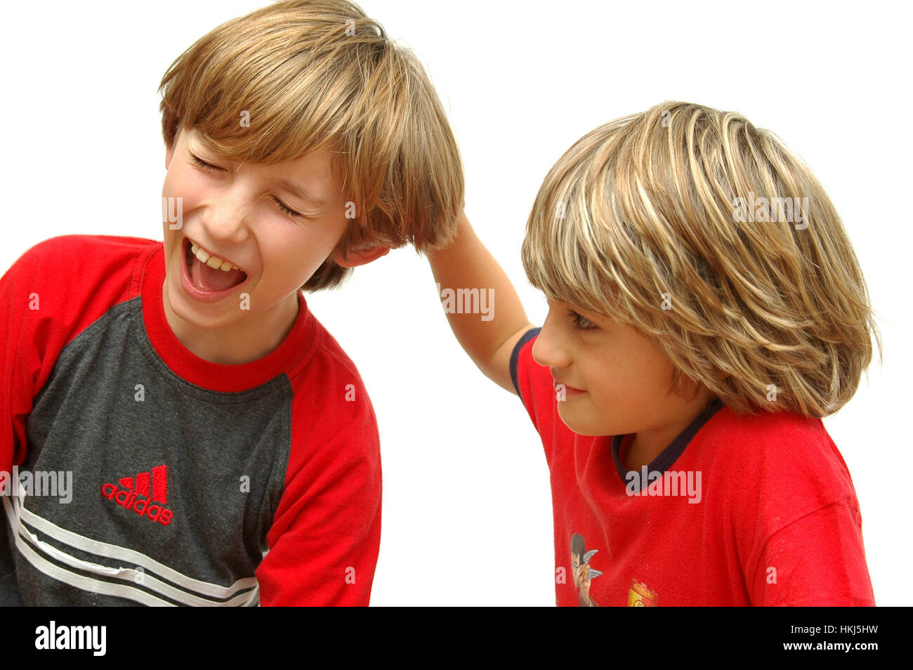 Boys tussle hi-res stock photography and images - Alamy