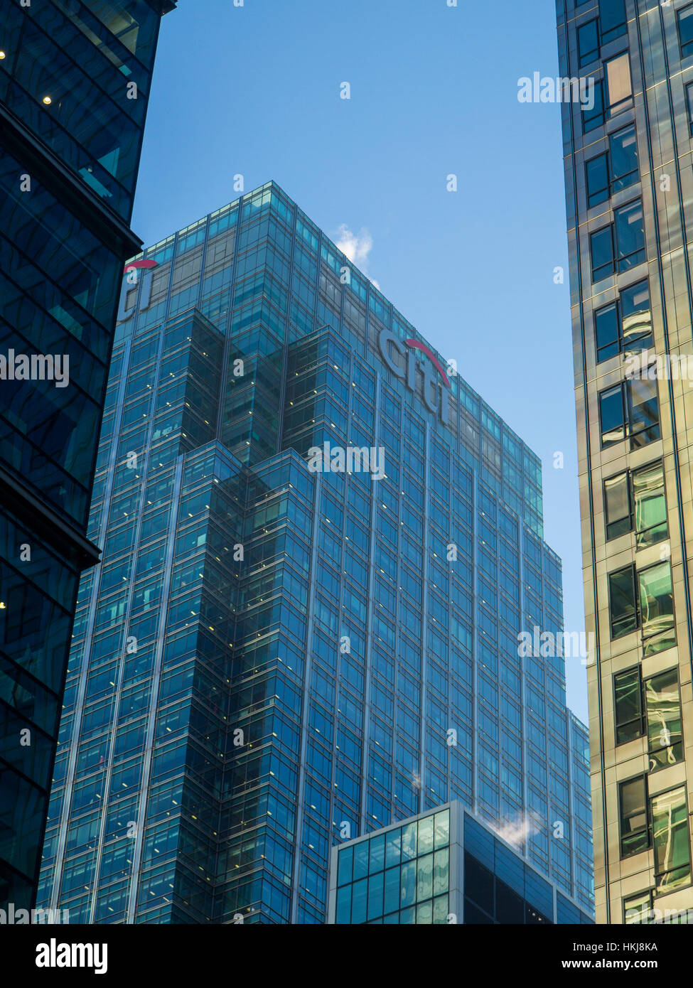 Citi Bank in London's Docklands Stock Photo - Alamy