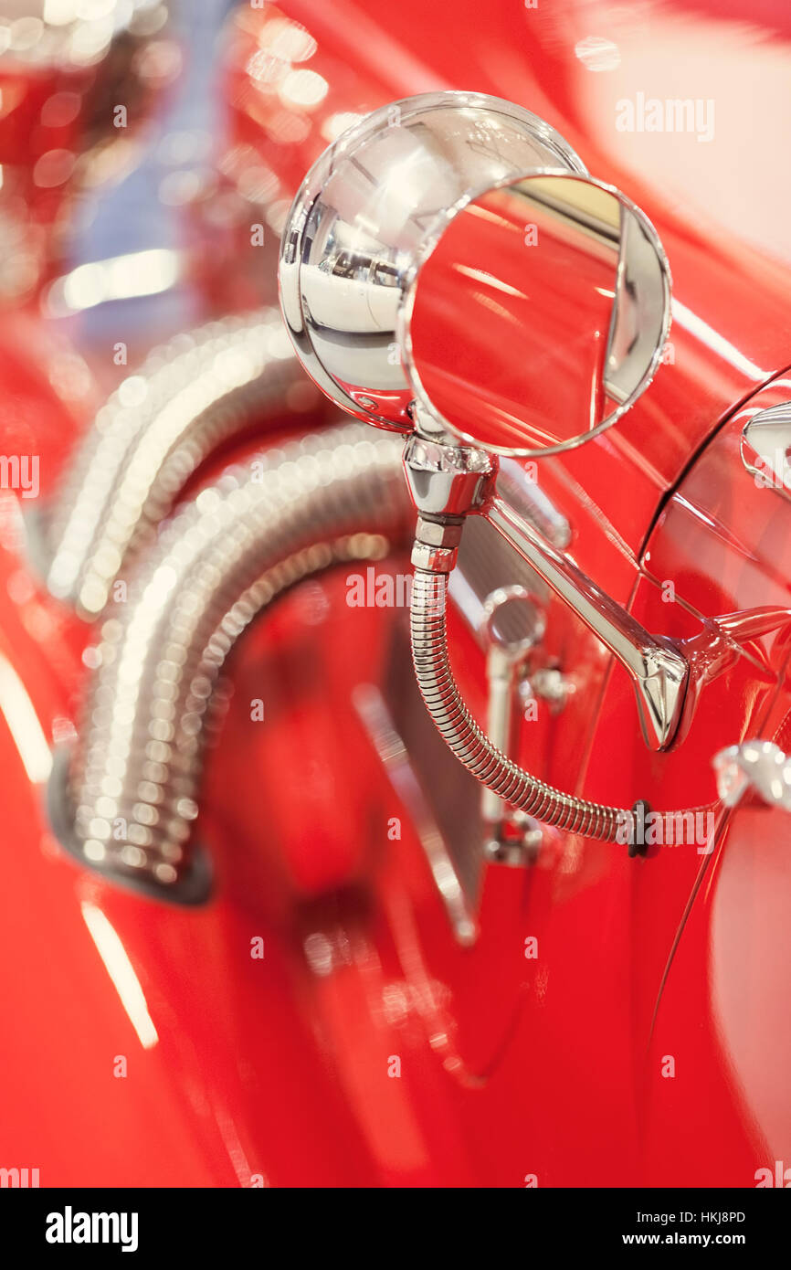 Various details of the car, note shallow depth of field Stock Photo - Alamy