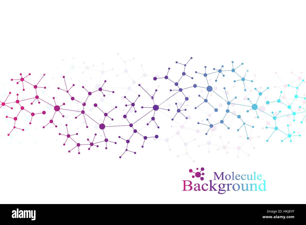 Modern Structure Molecule DNA. Atom. Molecule and communication ...