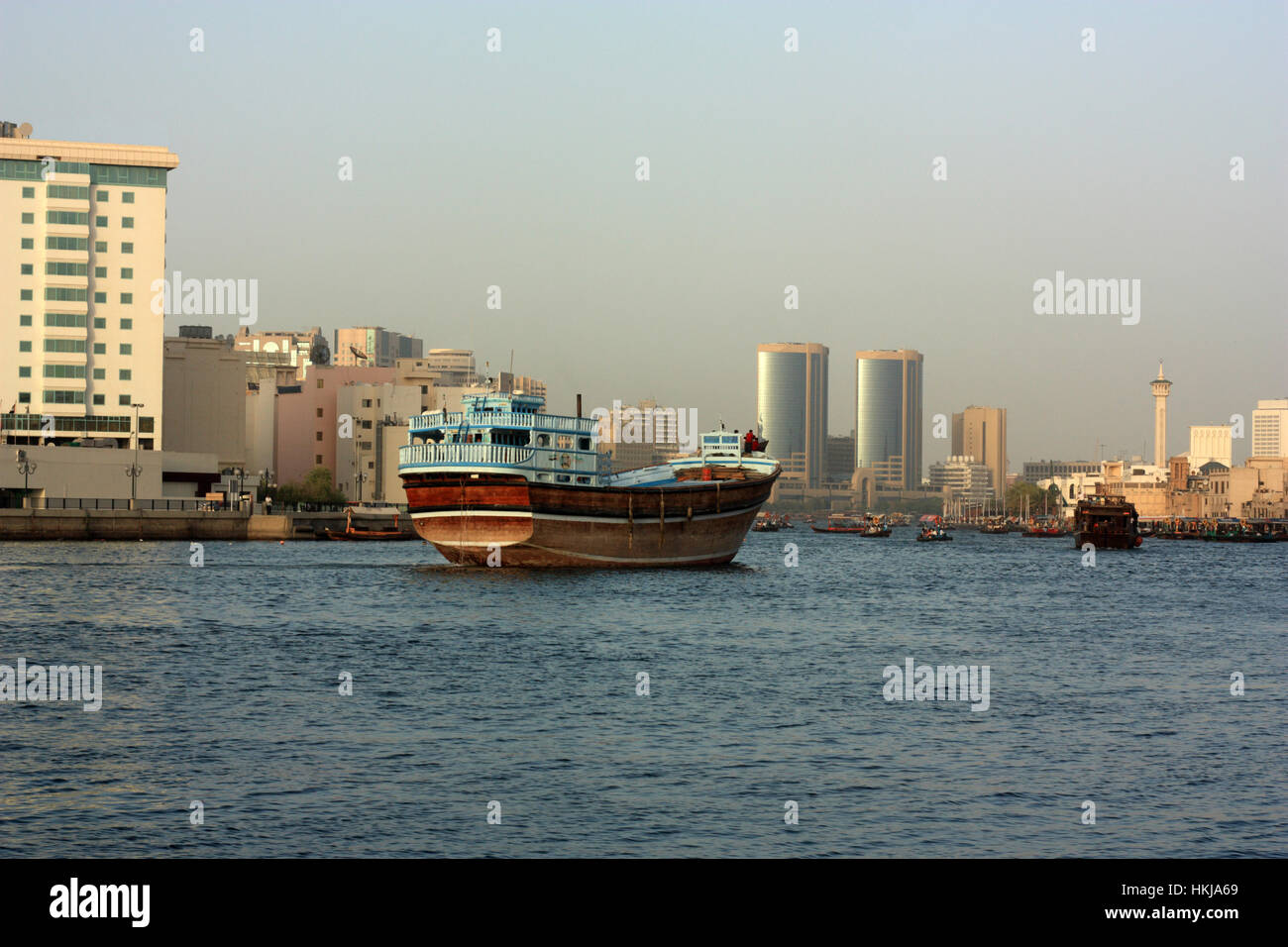 Small ship in the sea Stock Photo - Alamy