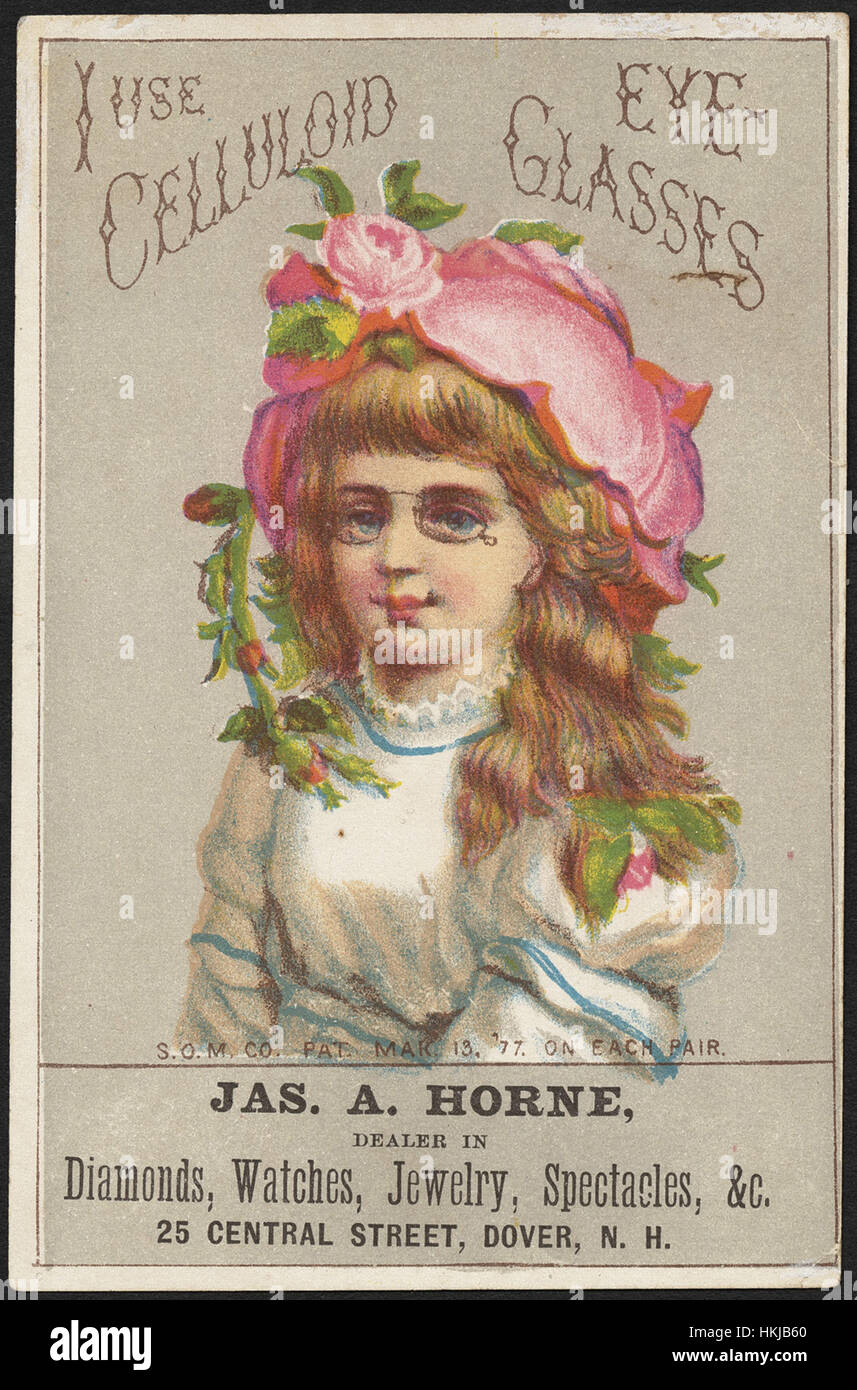 Celluloid eye glasses hi-res stock photography and images - Alamy