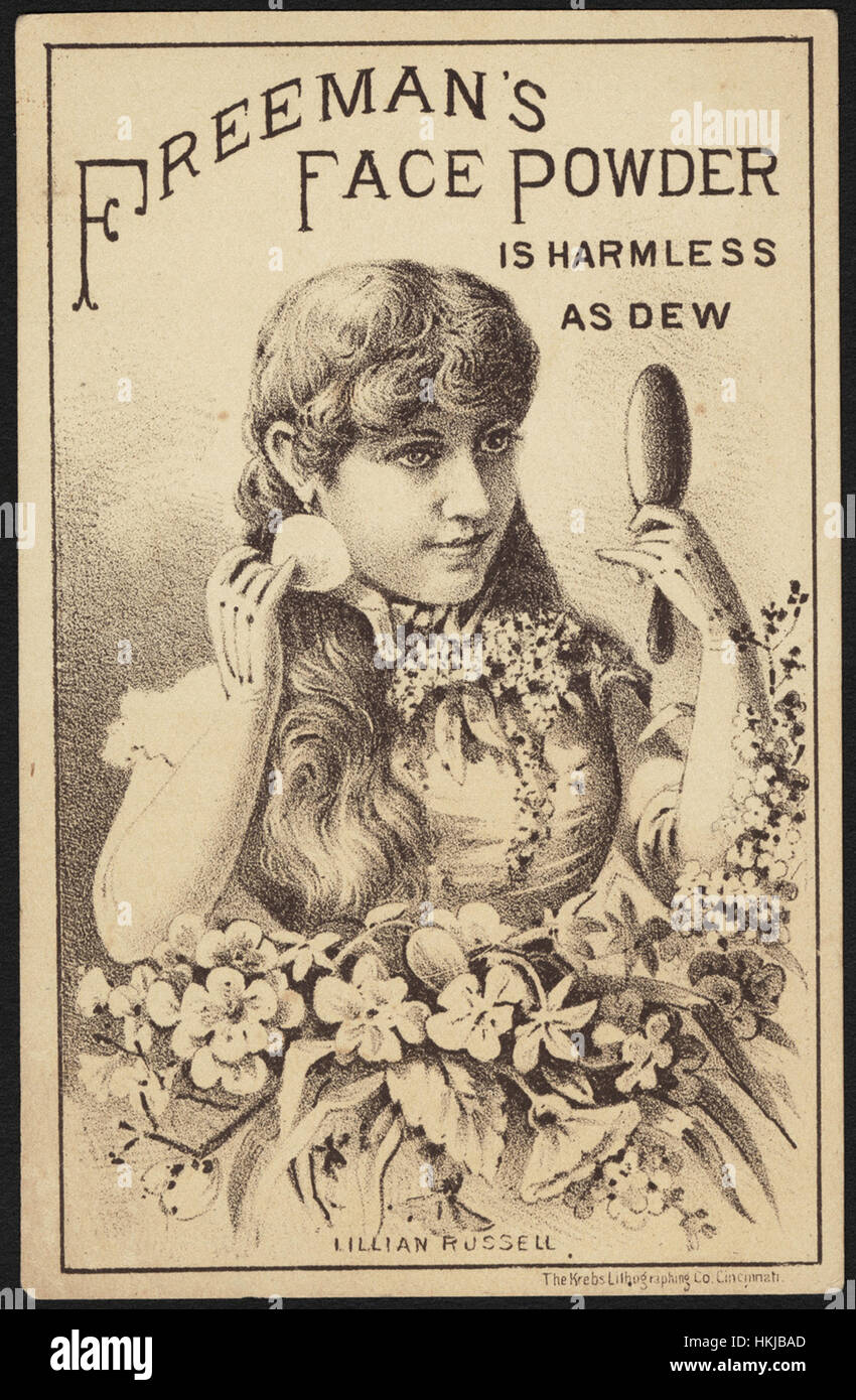 Victorian face powder hi-res stock photography and images - Alamy