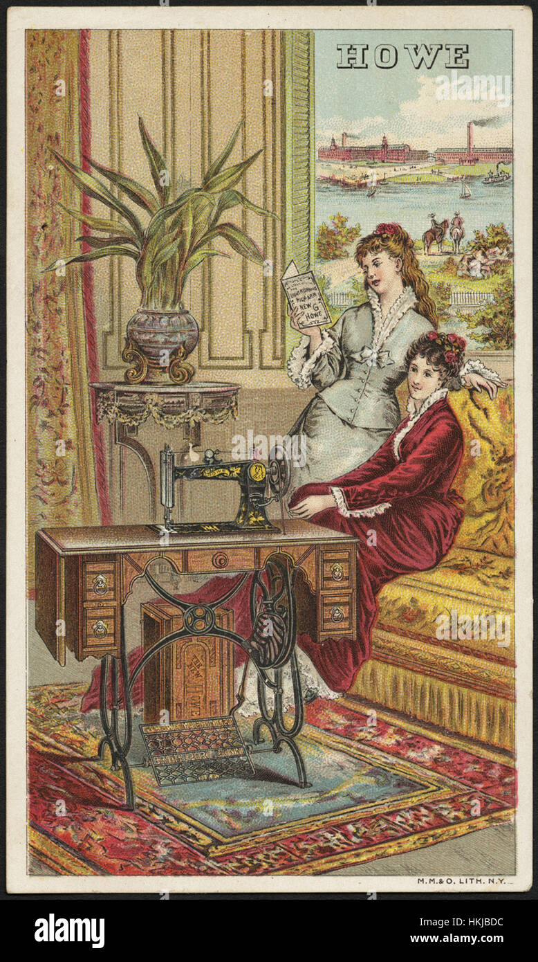 Howe sewing machine hi-res stock photography and images - Alamy