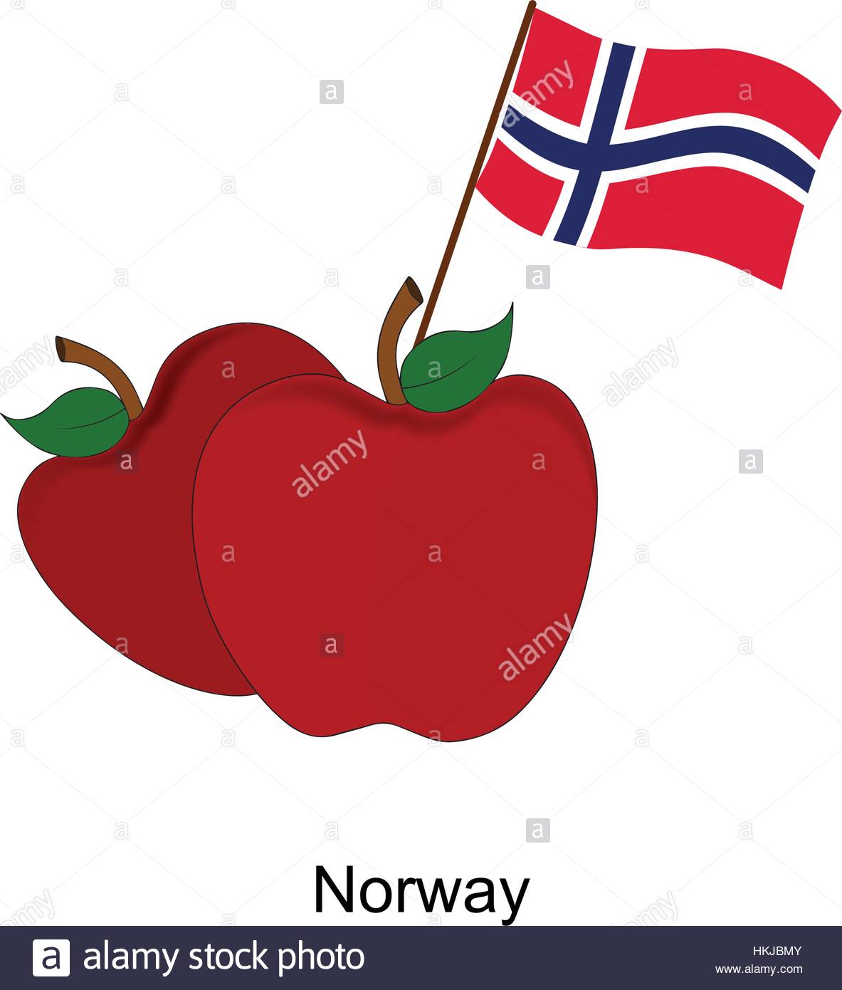 Norway Flag Stock Vector Images - Alamy