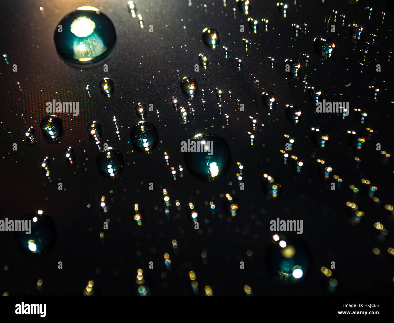 abstract water drops on screen Stock Photo - Alamy