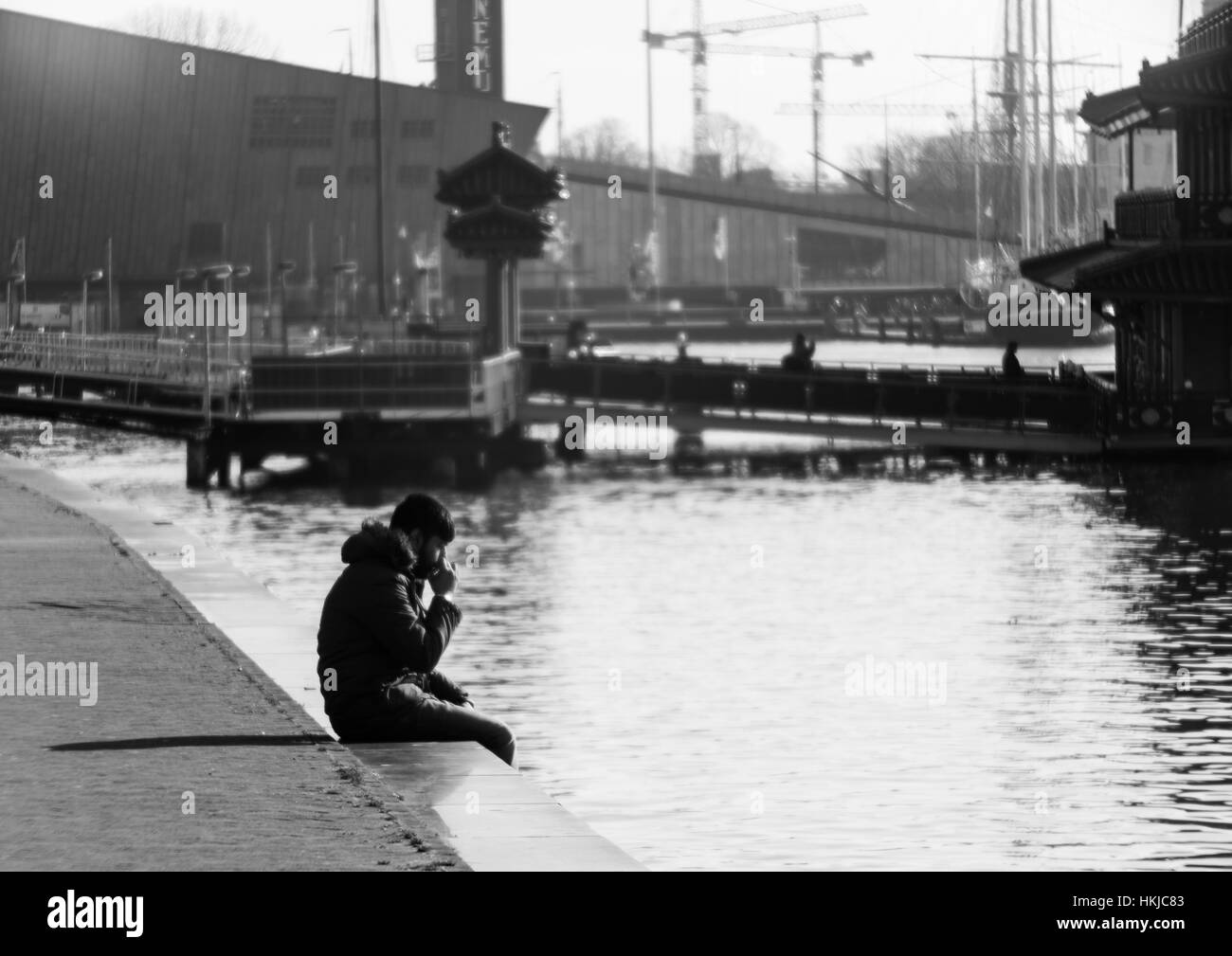 Man thinking intensely hi-res stock photography and images - Alamy